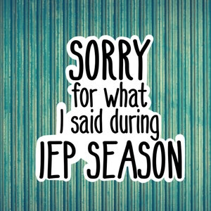 Speech Therapy Sticker | Funny IEP Meeting | Special Education Teacher ...