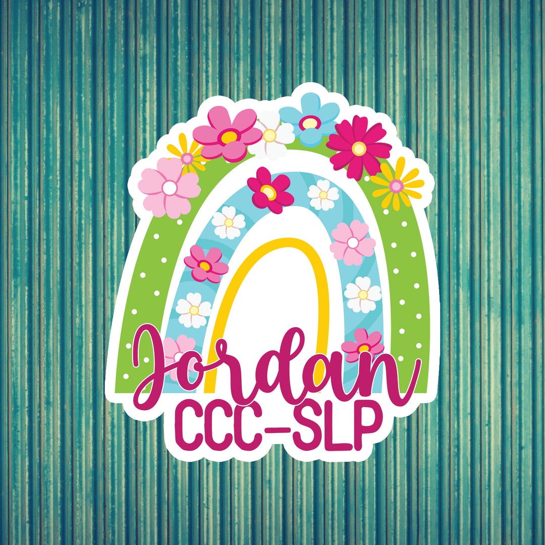 Personalized CCC SLP Sticker for Speech Language Pathologist ...