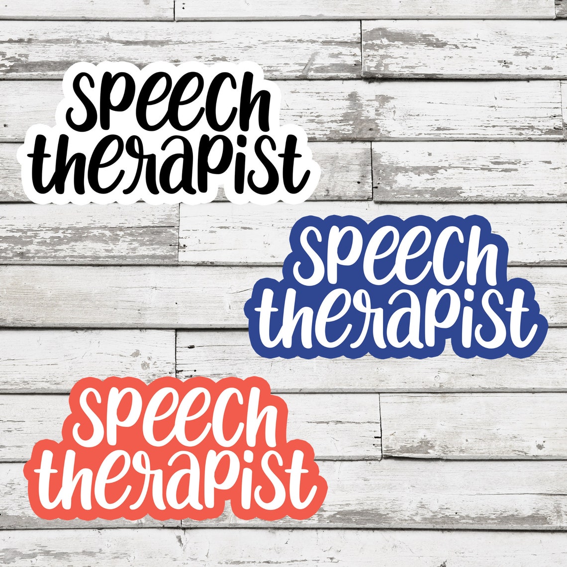 Speech Therapy Sticker for SLPA SLP Speech Language | Etsy