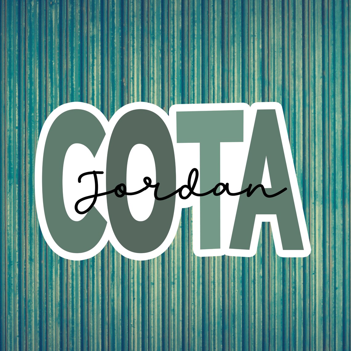 Personalized COTA Sticker: Custom Occupational Therapy Gift - Etsy