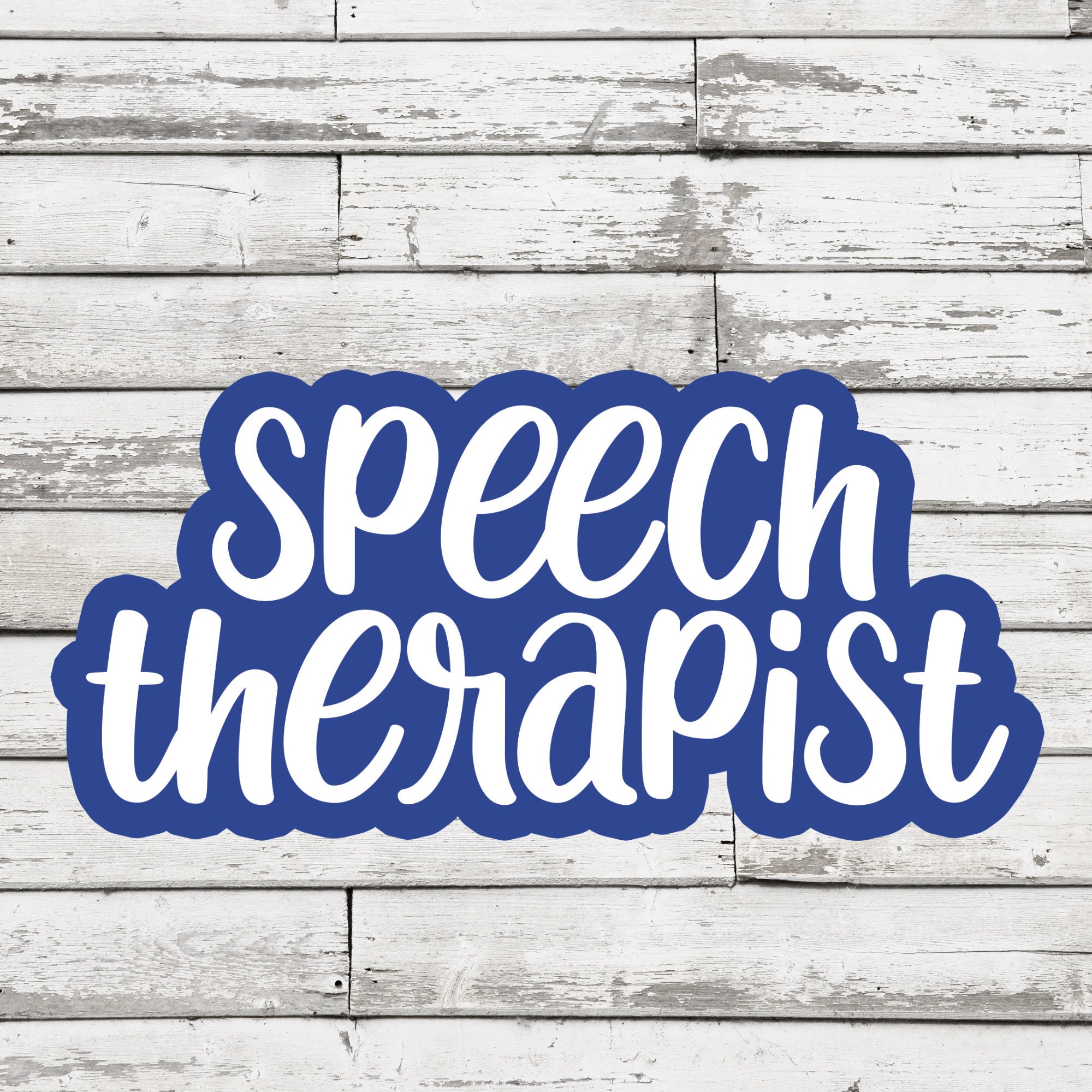 Speech Therapy Sticker for SLPA SLP Speech Language - Etsy