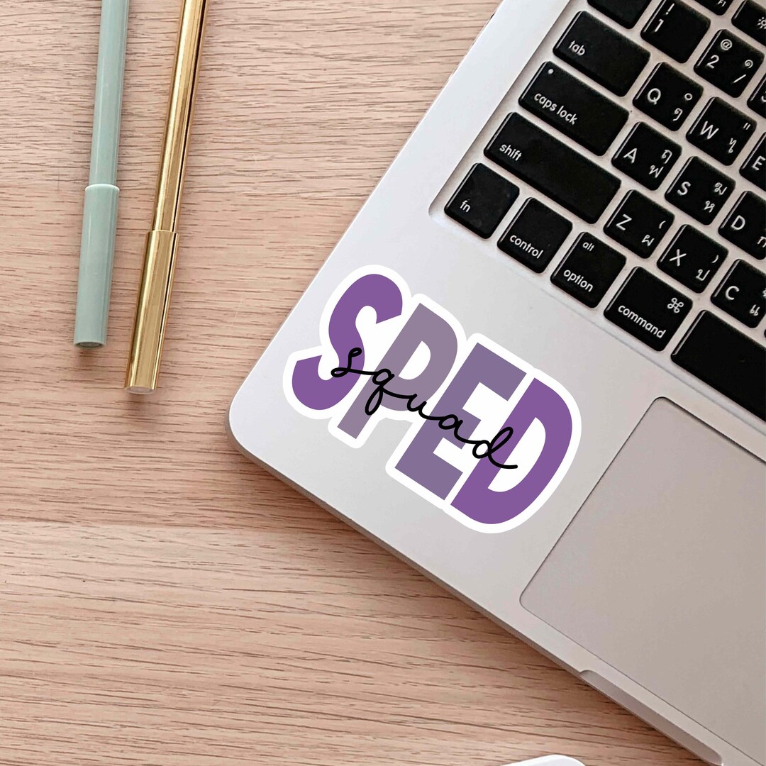 SPED Squad Sticker for Special Education Teacher Gift, Resource Teacher ...