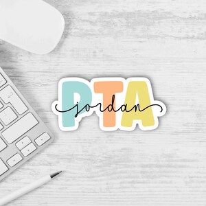 Personalized PTA Sticker: Custom Physical Therapist Gift - Etsy