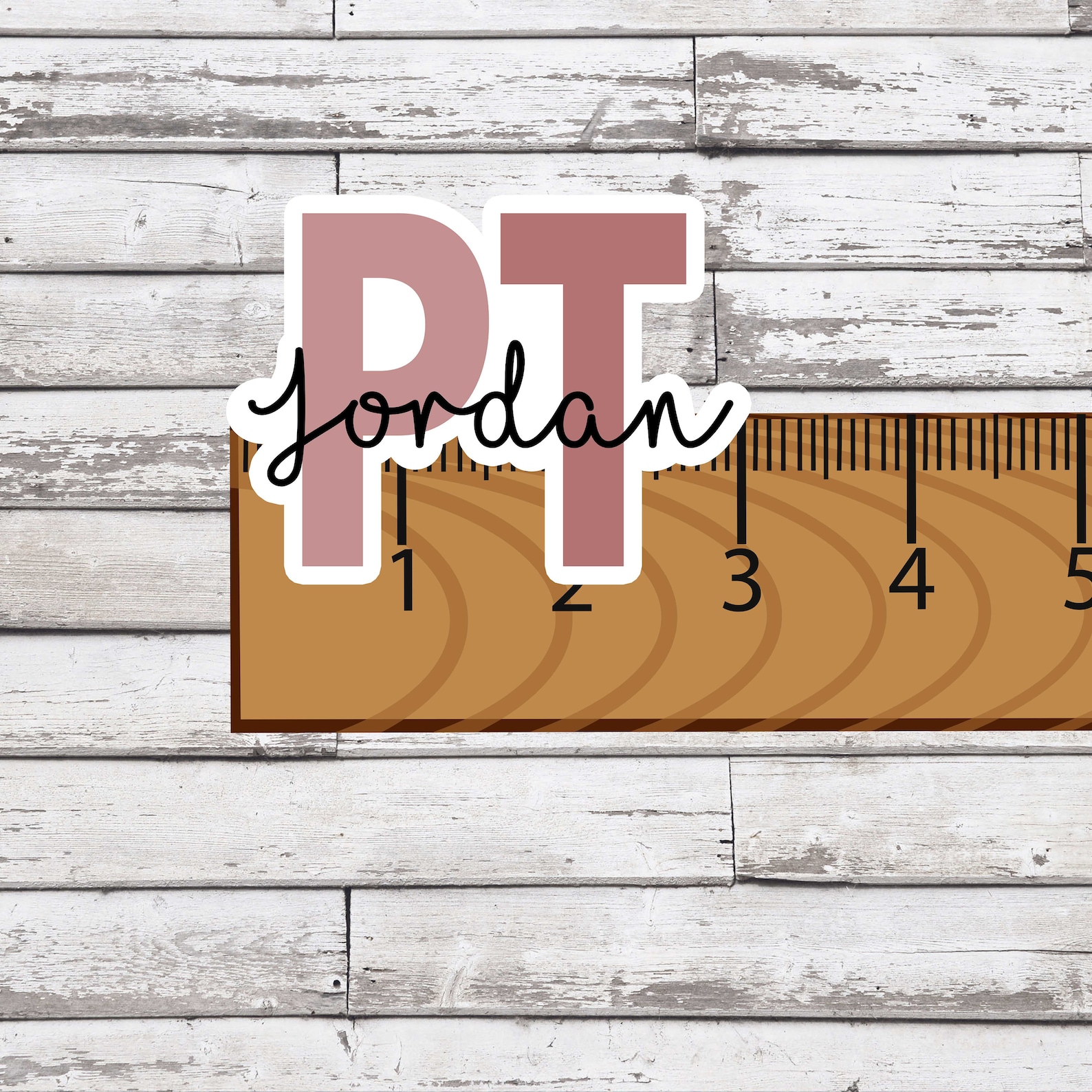 Personalized PT Sticker for Physical Therapist Gift - Etsy