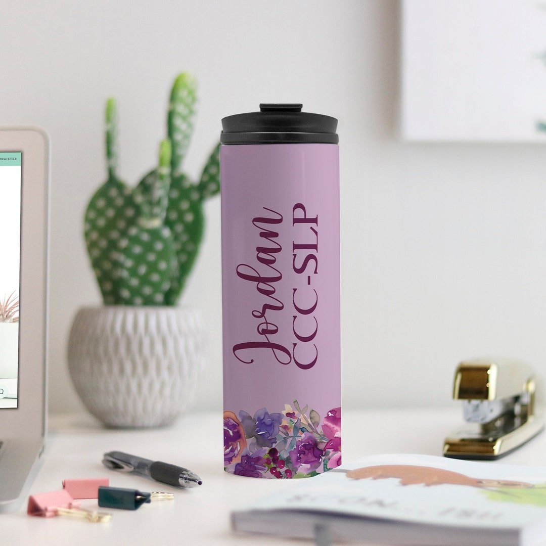Personalized CCC-SLP Speech Therapy Tumbler Customized Cup for Speech ...