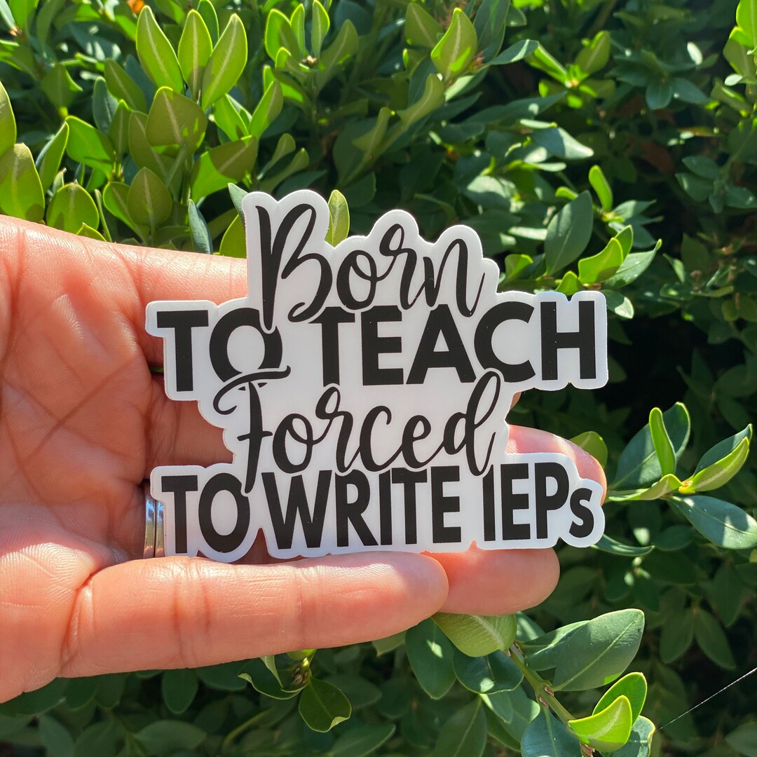 Speech Therapy Laptop Sticker | Funny IEP Meeting | Special Education ...