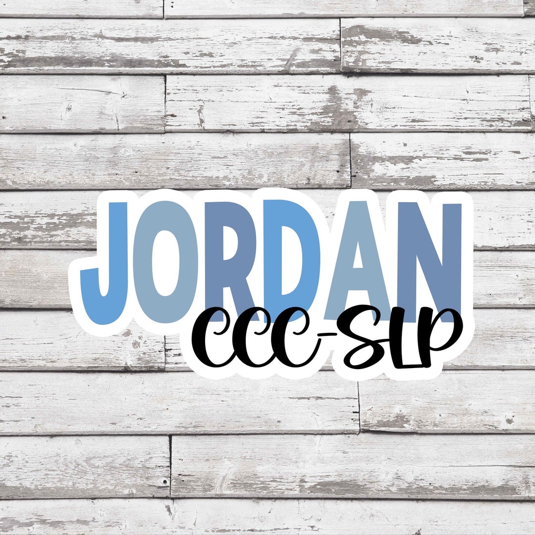 Personalized CCC-SLP Sticker: Custom Speech Therapist Gift - Etsy