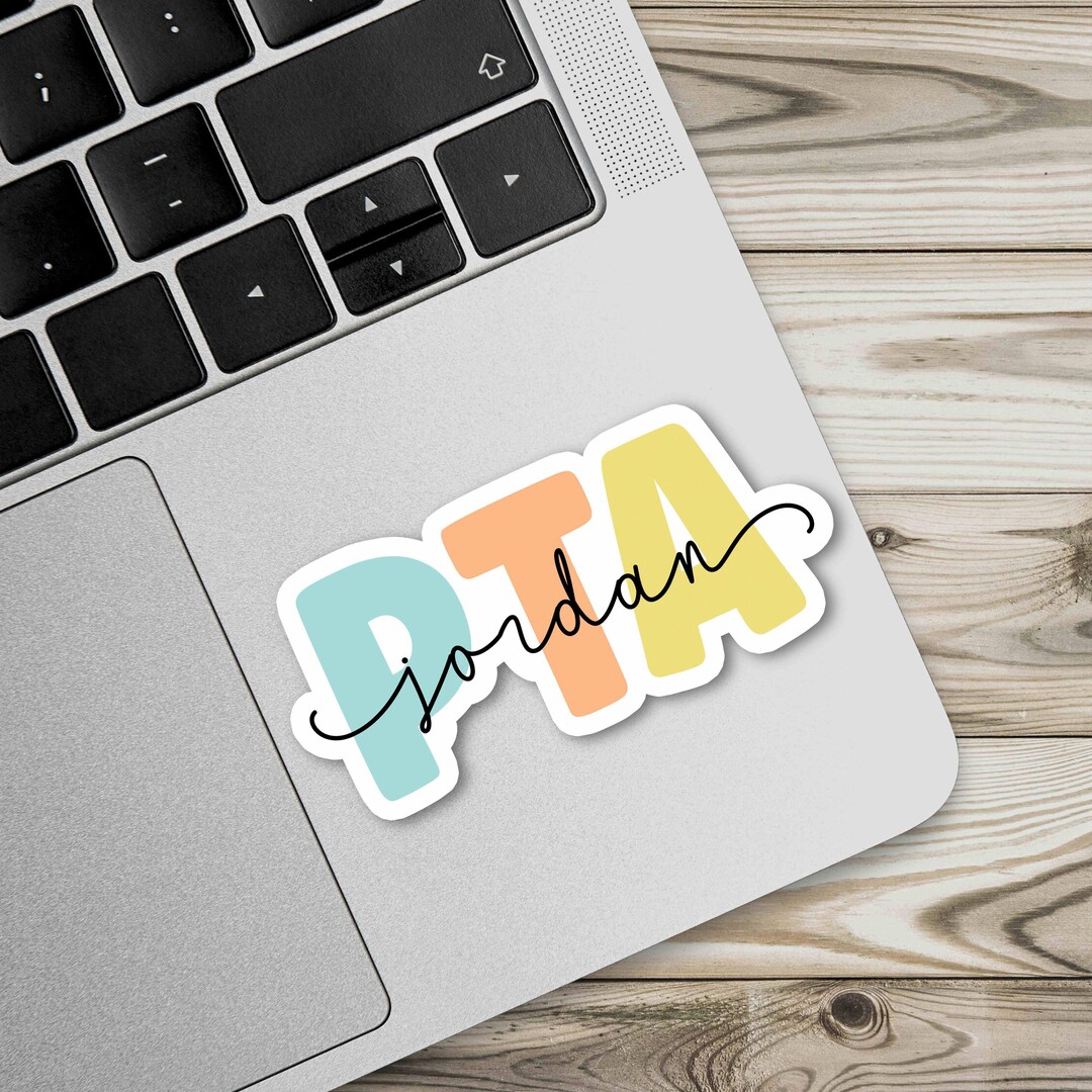 Personalized PTA Sticker, PT Sticker, Custom Physical Therapist Laptop ...