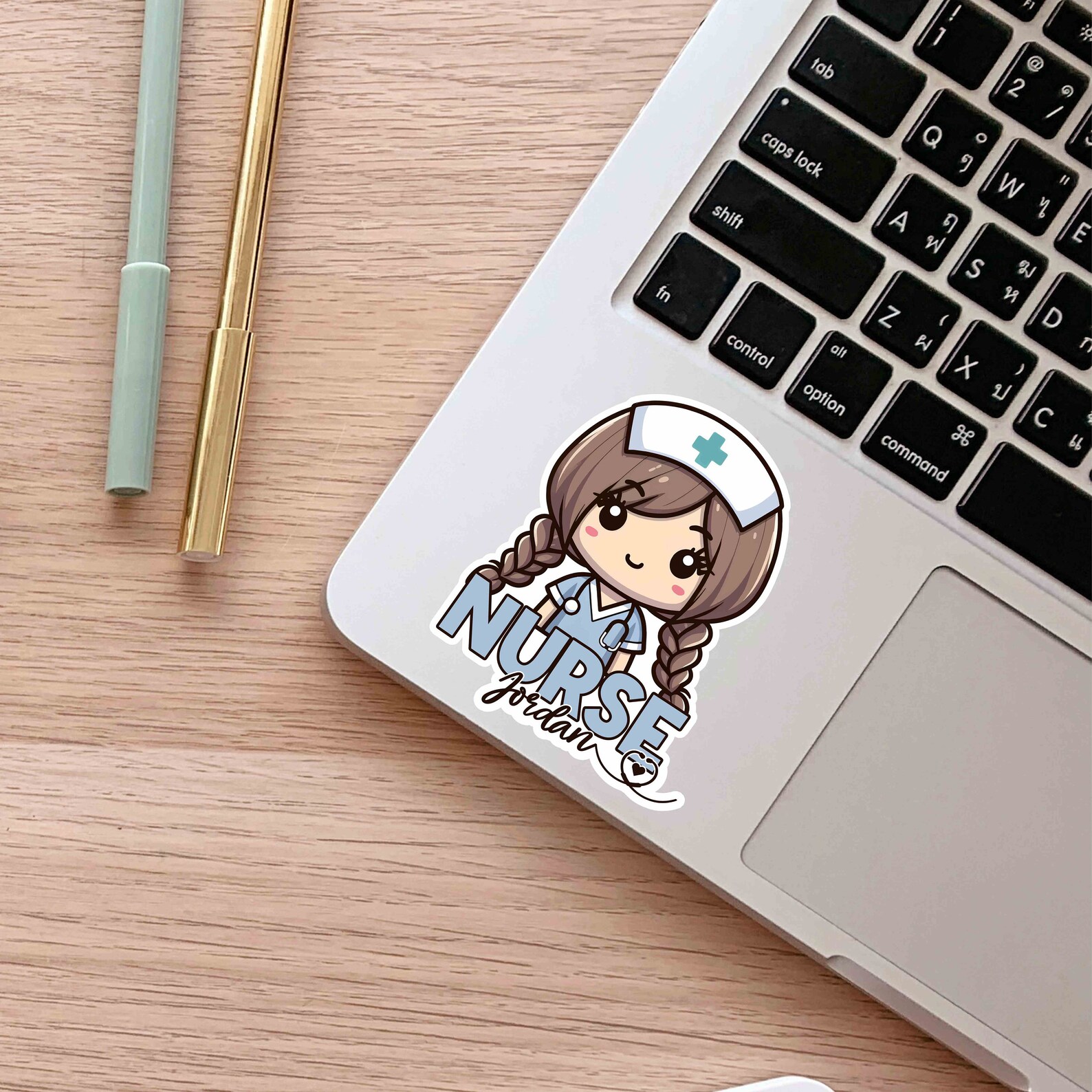 Custom Nurse Stickers, Personalized Gift for Nursing School Graduation ...