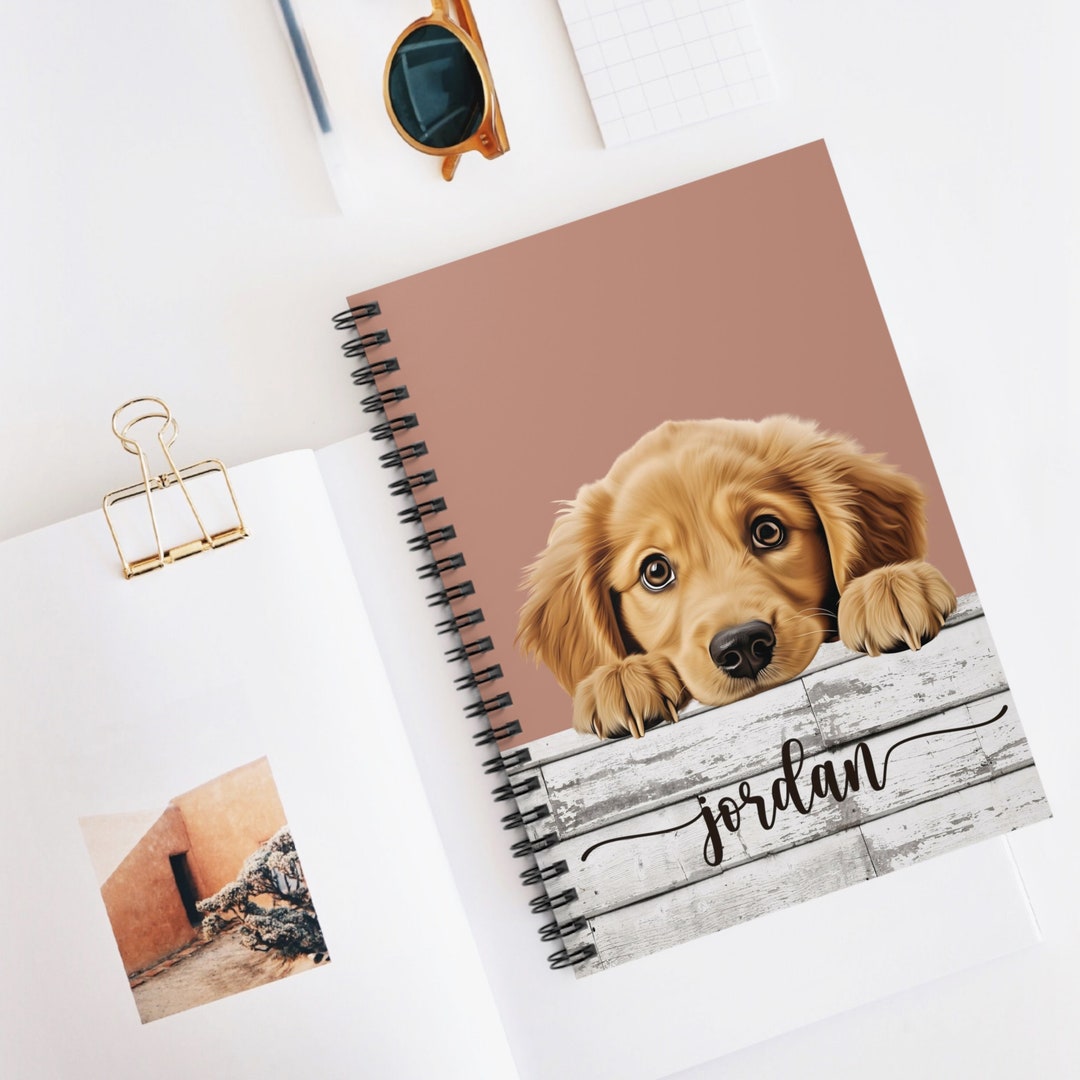 Personalized Dog Breed Notebook, Custom 6 X8” Spiral Notebook, New ...