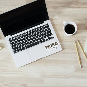 Physical Therapy Laptop Sticker Leopard Print PT Sticker PTA Physical ...