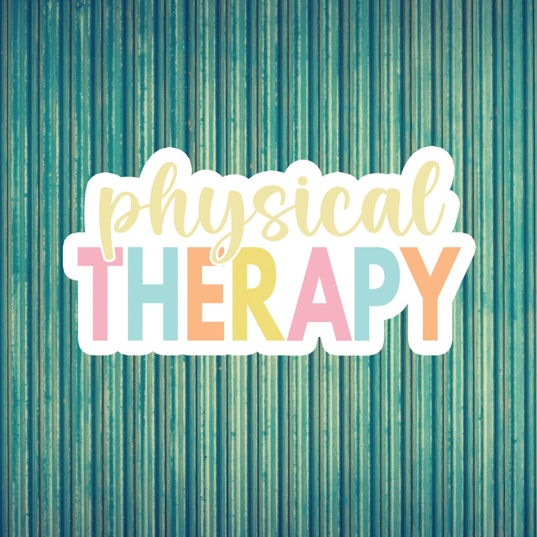 Physical Therapy Laptop Sticker Gift for PT School Graduation, Physical ...