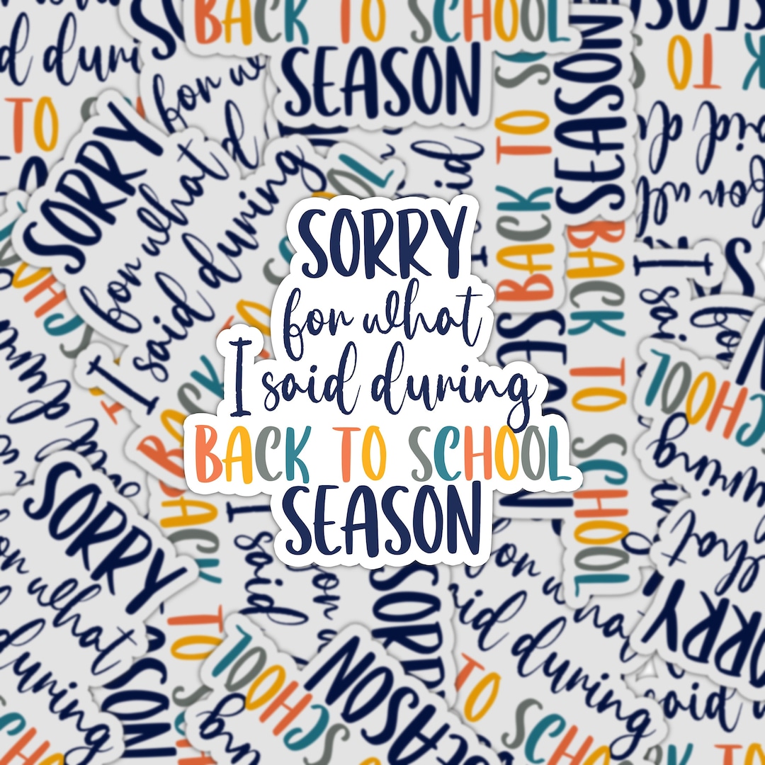 Funny Teacher Stickers, Back to School Teacher Gift, Funny Teacher ...