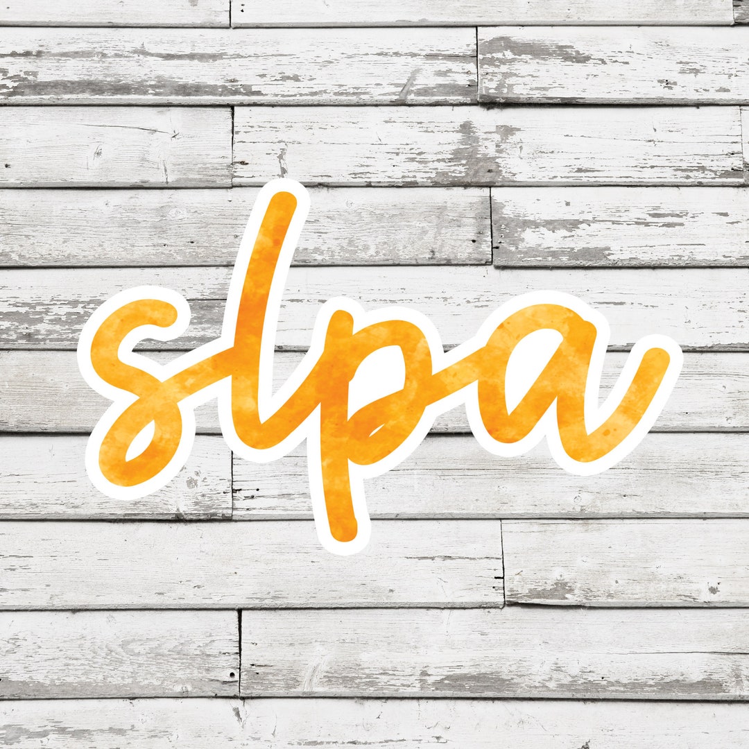 Speech Therapy Sticker for SLPA, Speech-language Pathology Sticker - Etsy