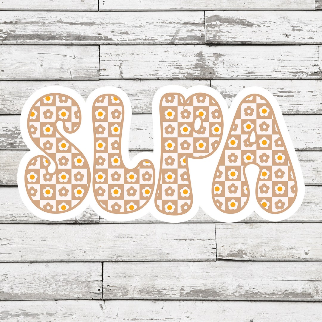 Speech Therapy Sticker for SLPA, Speech Language Pathologist Laptop ...