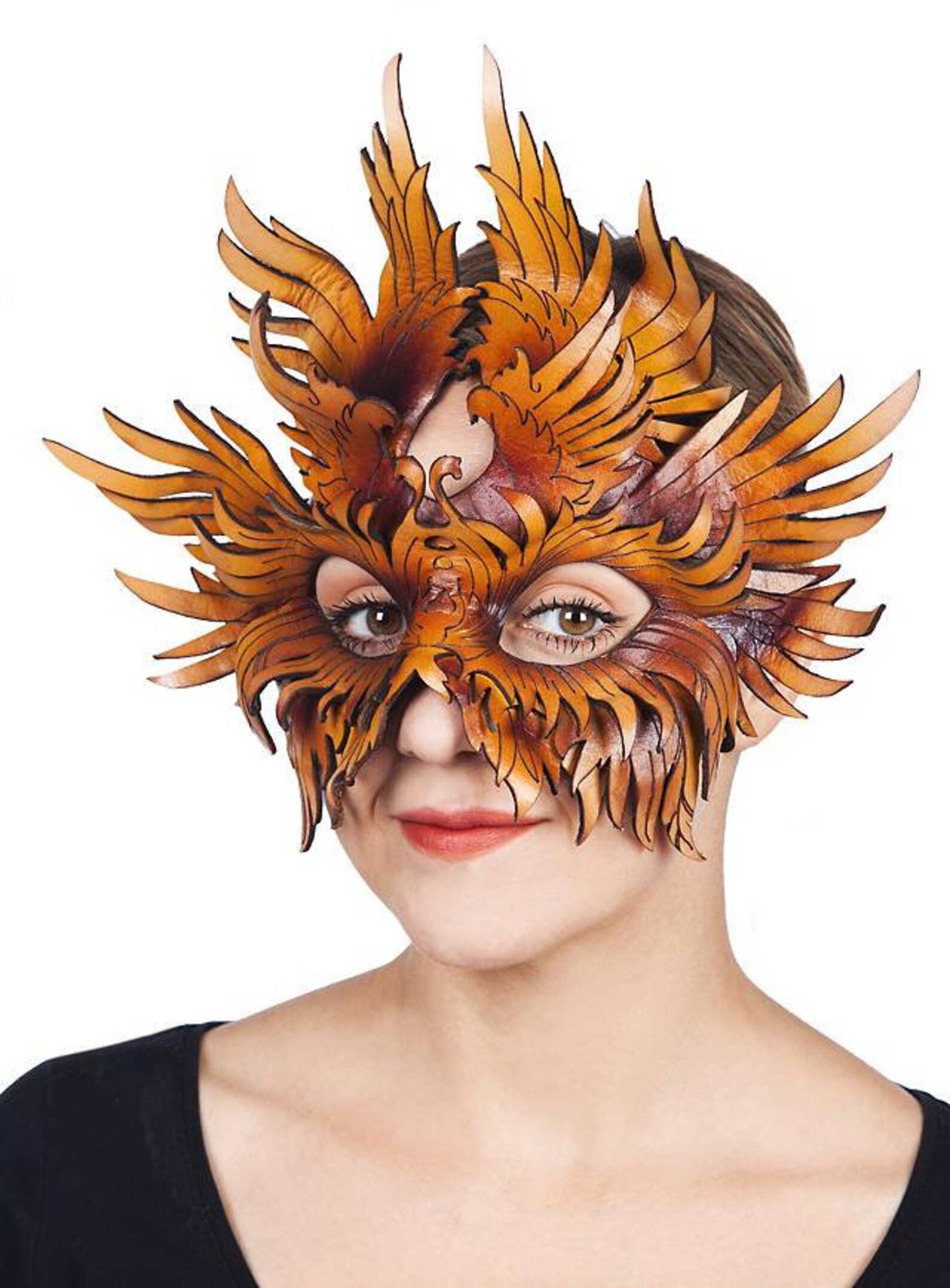 Handmade Bird Mask Made of Leather - Etsy