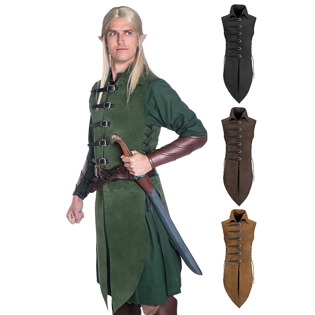 Leather Jerkin Wood Elf LARP - Etsy Canada