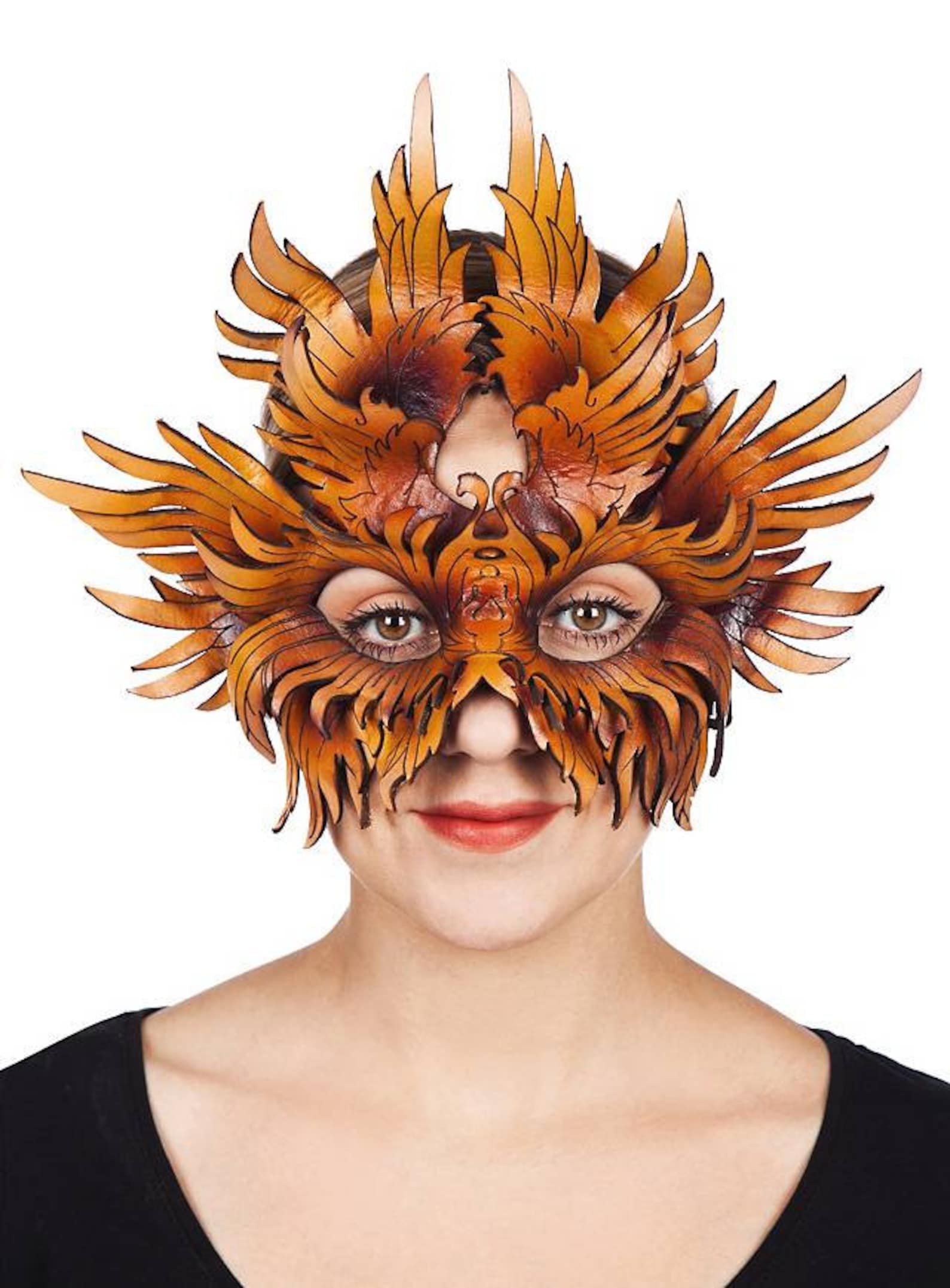 Handmade Bird Mask Made of Leather - Etsy