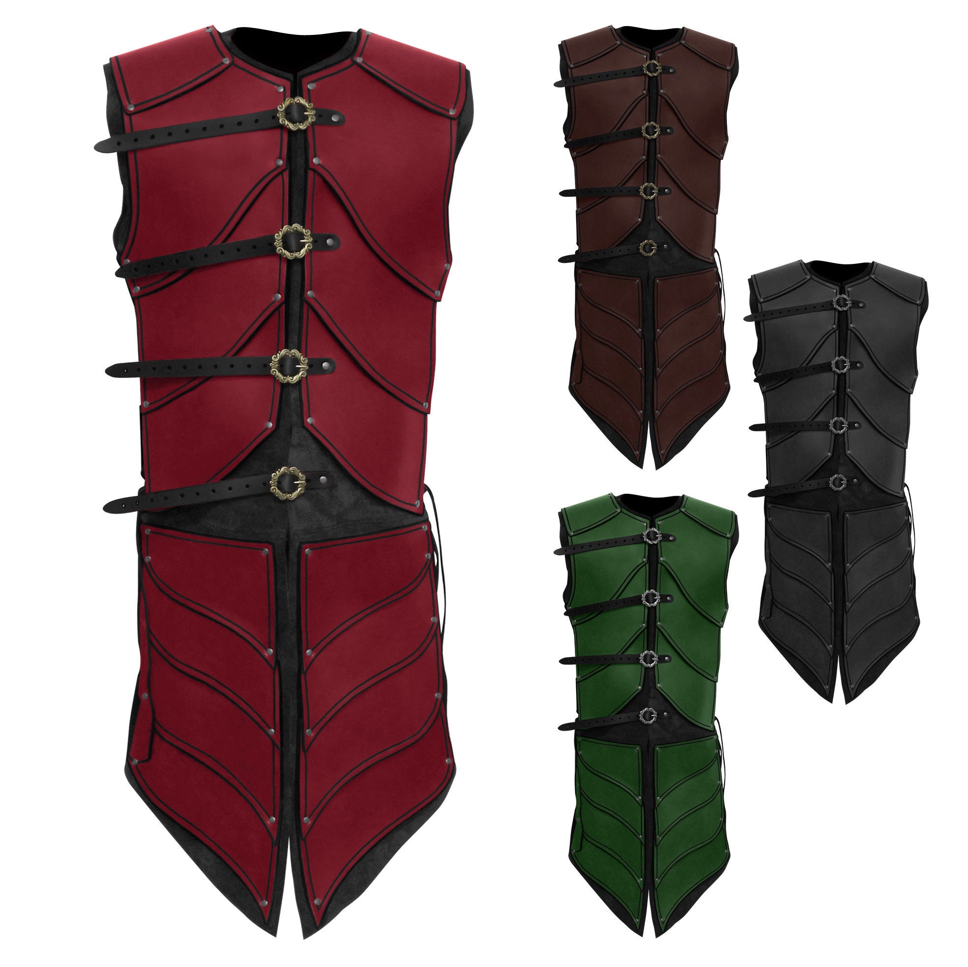 Leather Armour Elf Warrior LARP Armor - Etsy