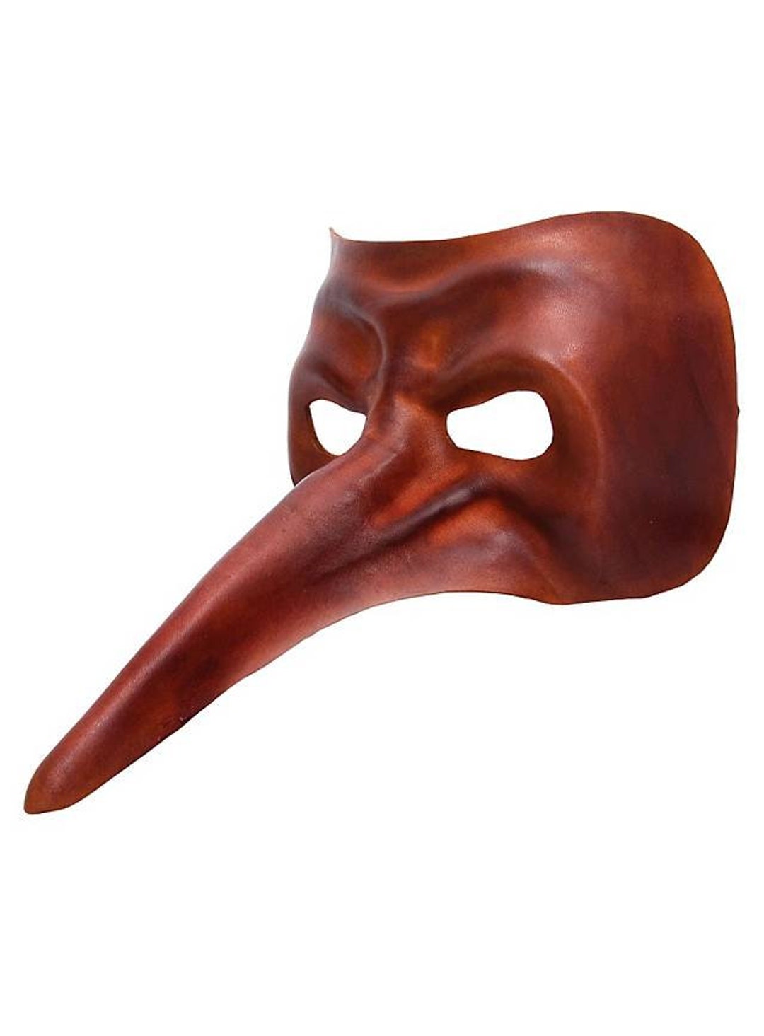 Venetian Leather Mask Scaramouche De Cuoio Commedia Dell Arte - Etsy