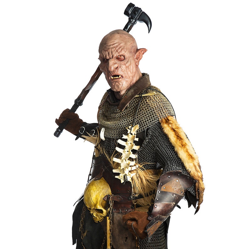 Silicone orc mask Rakhattash | Etsy