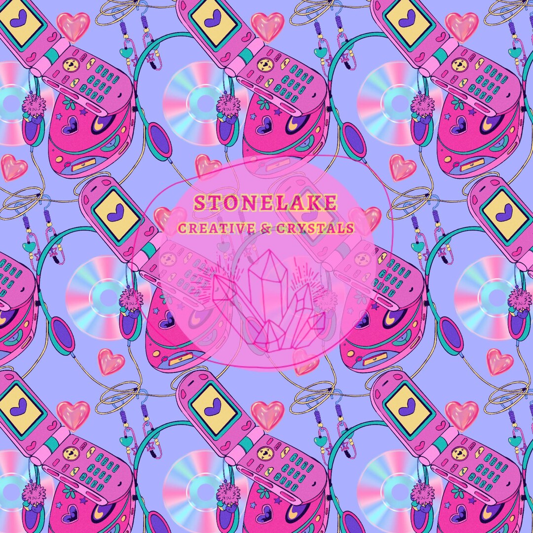 Y2K Retro Seamless Digital Pattern, Fabric Design, Surface Pattern ...