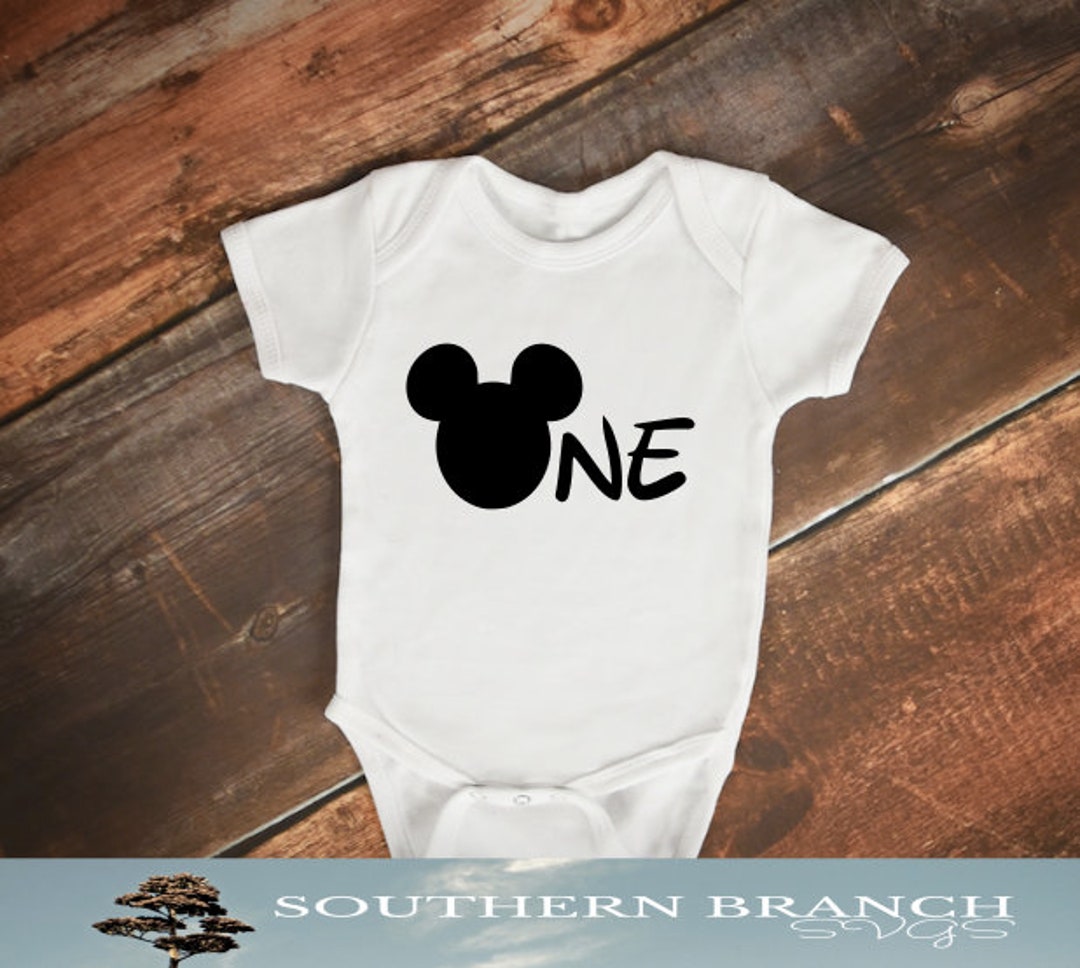 Mickey One SVG, Mickey Mouse, Boys Birthday, One, Digital File, One ...