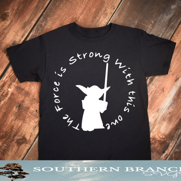 The Force is Strong With This One Svg - Etsy
