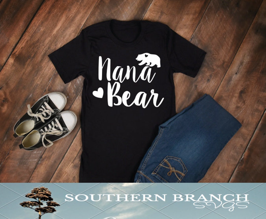 Nana Bear SVG, Camisas familiares SVG, Camisas a juego SVG, Archivo ...
