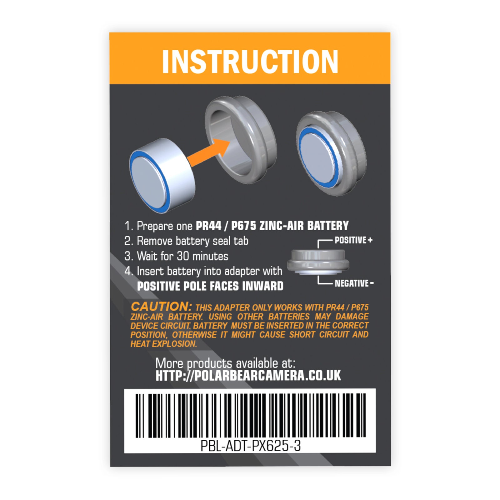 1.35V MR-9 PX625 Battery Adapter PRO Only for Film Camera **made in UK ...