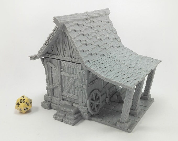 Dnd Medieval Cottage House V2 Two Story Home RPG D&D Dungeons and ...