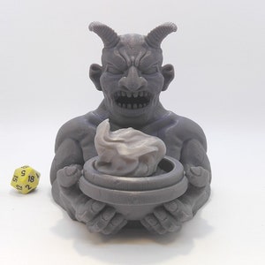 Demon Statue | 28mm Dungeons and Dragons Terrain | Dnd Terrain ...