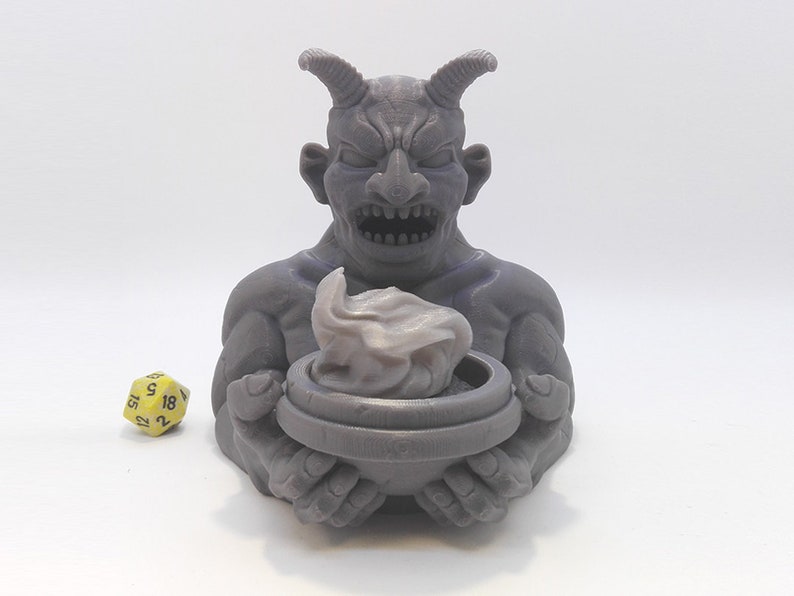 Demon Statue 28mm Dungeons and Dragons Terrain Dnd Terrain | Etsy