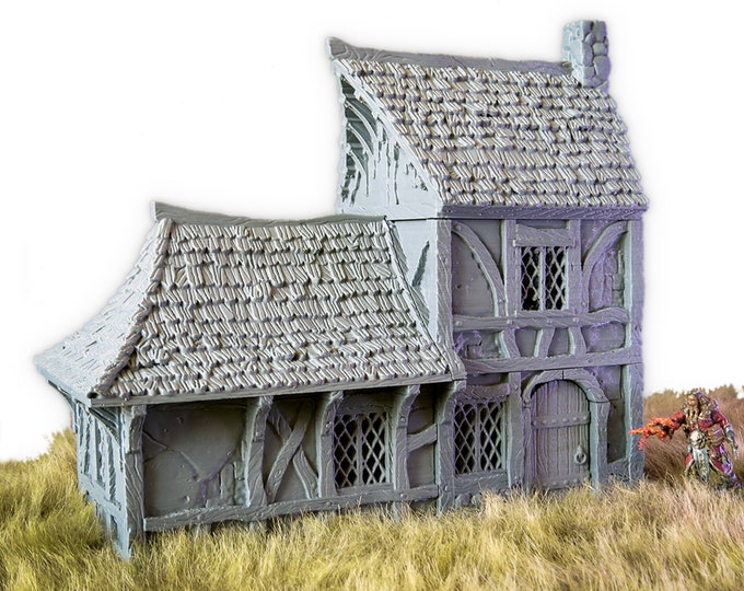 Dnd Medieval Cottage House V2 Two Story Home RPG D&D Dungeons and ...