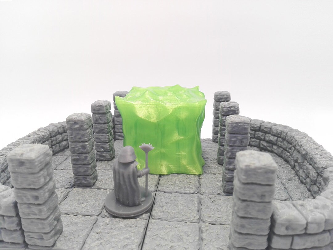 Gelatinous Cube | 28mm Dungeons and Dragons Miniatures - Etsy