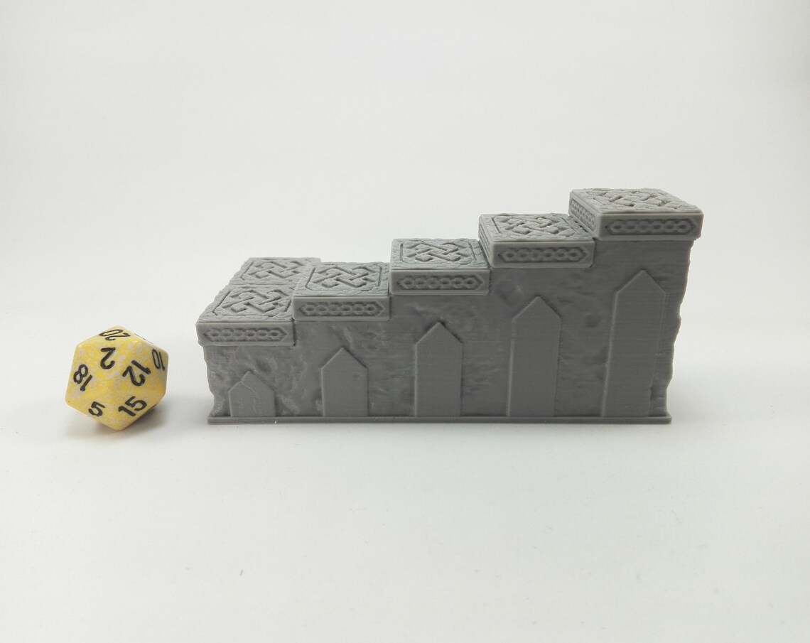 Dwarven Stairs 28mm Dungeons and Dragons Terrain DnD - Etsy España