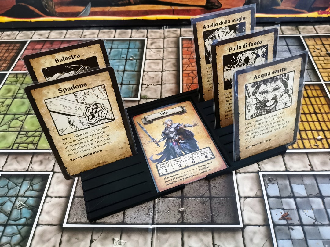 Heroquest Character Dashboard | Card Holder - Etsy