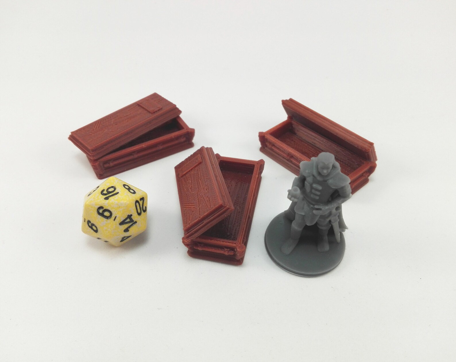 Coffins Set 3x 28mm Dungeons and Dragons Terrain Dnd - Etsy