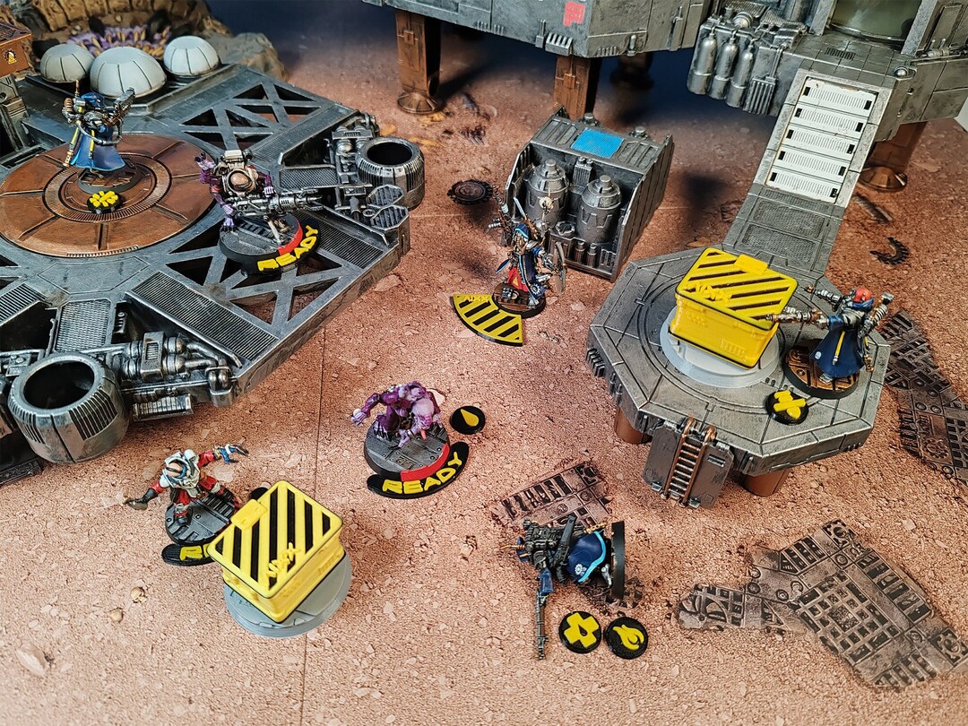 Necromunda Token Set: 3D Printed Wargame Accessories - Etsy