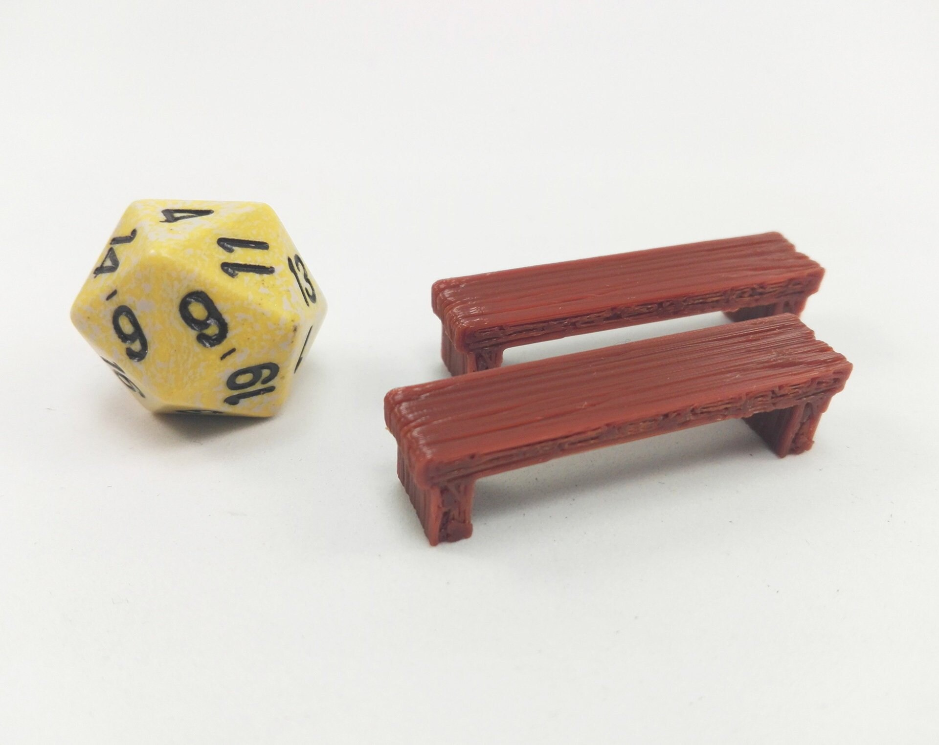 Table and Benches 28mm Dungeons and Dragons Terrain Dnd - Etsy