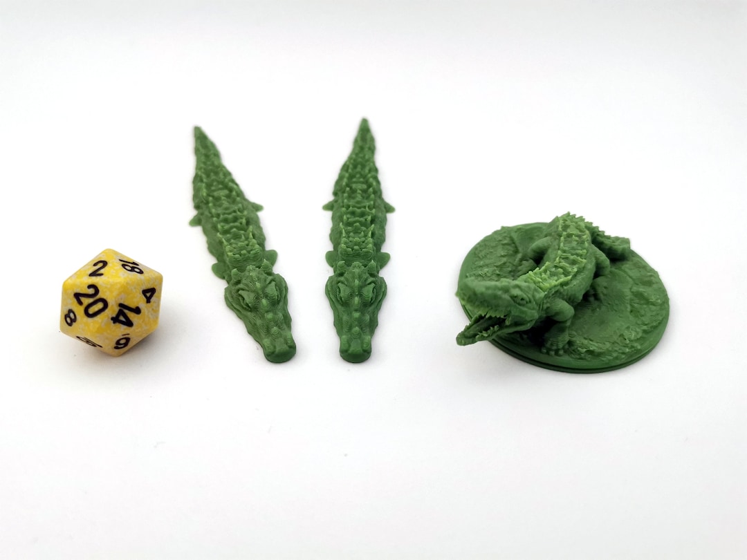 Dnd Crocodiles Set 3x 28mm Dungeons and Dragons Miniatures - Etsy
