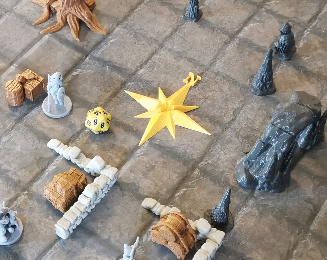 Compass Rose | Dungeons and Dragons Gaming Accessories - Etsy
