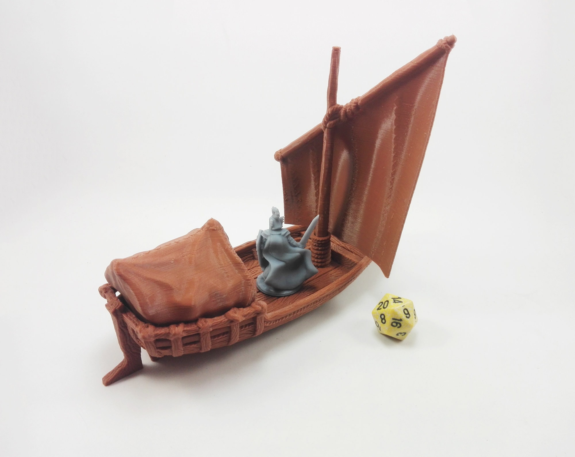 Skiff Boat 28mm Dungeons and Dragons Terrain Dnd Terrain - Etsy