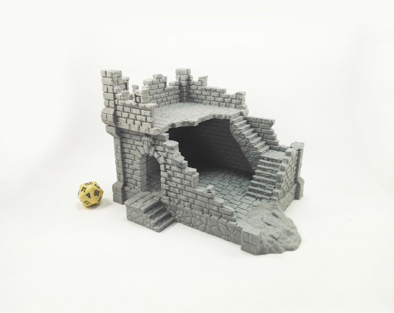 Ruined Building 28mm Dungeons and Dragons Terrain Dnd - Etsy