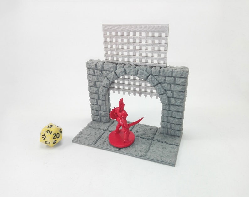 Keep Portcullis 28mm Dungeons and Dragons Terrain Dnd - Etsy