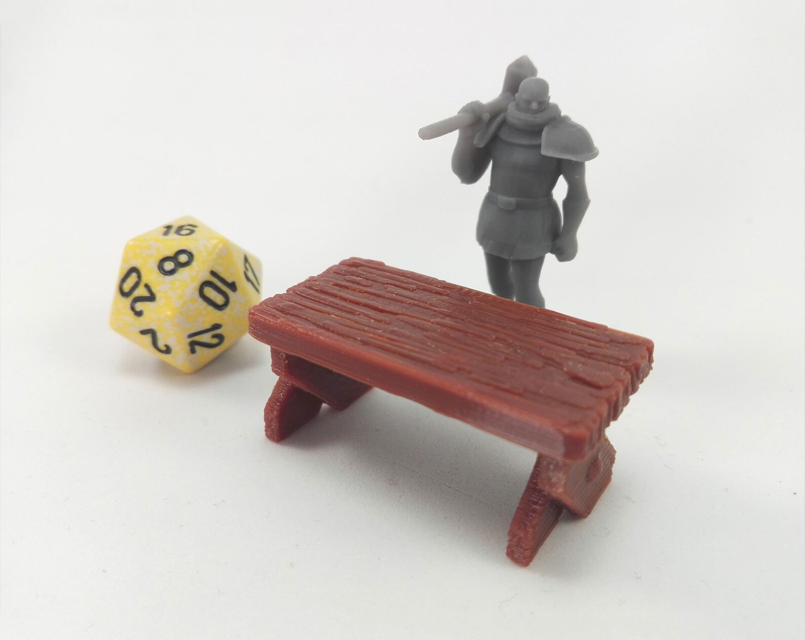 Table and Benches 28mm Dungeons and Dragons Terrain Dnd | Etsy