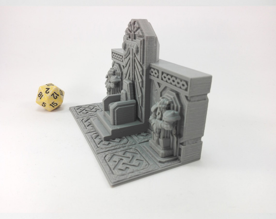 Dwarven Throne: 28mm Dungeons and Dragons Tabletop Terrain - Etsy