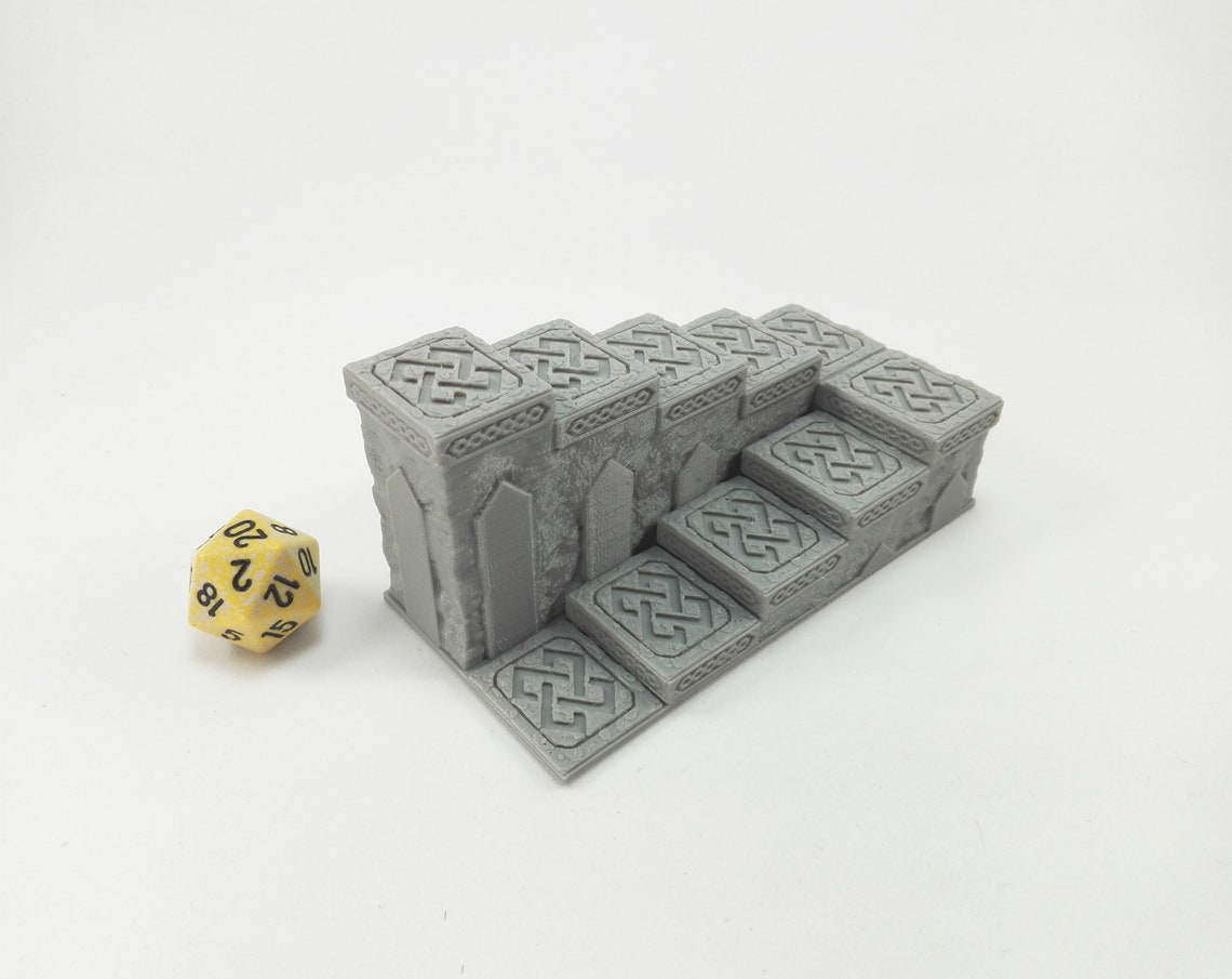 Dwarven Stairs 28mm Dungeons and Dragons Terrain DnD - Etsy España