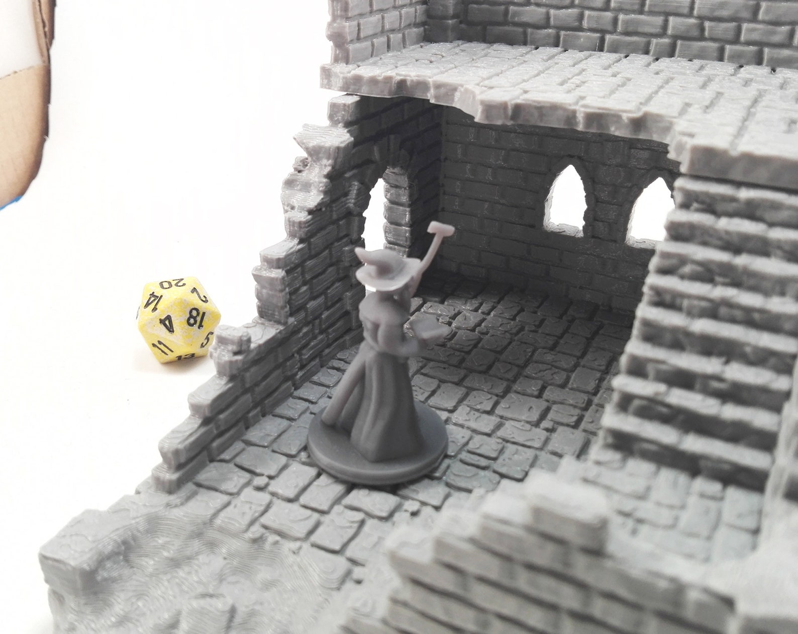 Ruined Building 28mm Dungeons and Dragons Terrain Dnd - Etsy