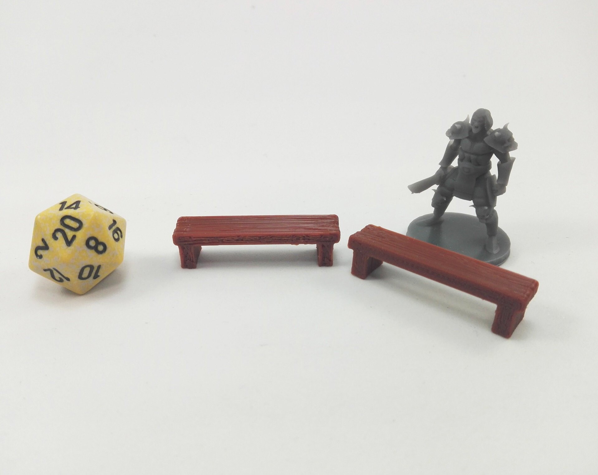 Table and Benches 28mm Dungeons and Dragons Terrain Dnd - Etsy